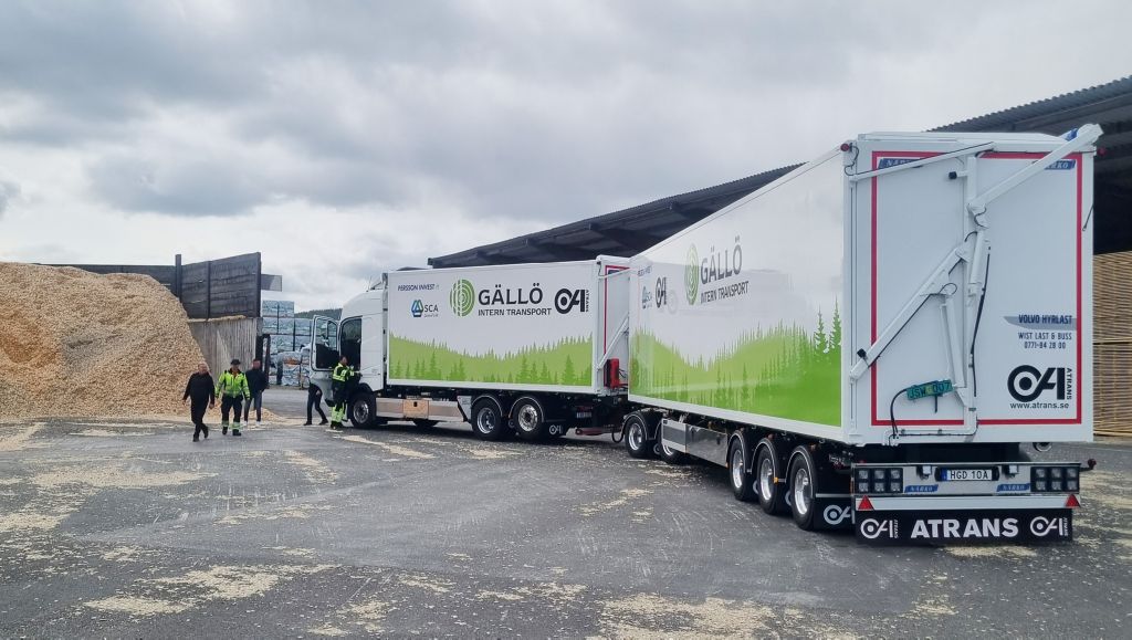 Från sågverk till emballage med Volvo Hyrlast