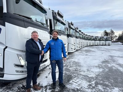 Bama Logistikk AS bestiller 50 nye lastebiler fra Volvo Trucks